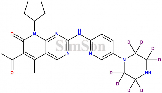 Palbociclib D8 | CAS No- 1628752-83-9 | Simson Pharma Limited